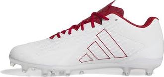 adidas Adizero Electric.2 Baskets de football pour homme, Blanc/rouge/blanc, 44 2/3 EU