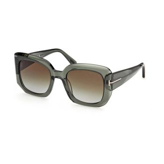 Tom Ford Femme, Accessoires, Vert, Taille: 52 MM Lunettes de soleil Carla