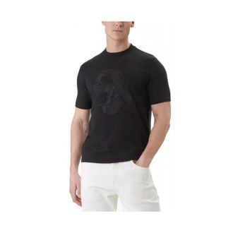 Karl Lagerfeld T-Shirt mit Grafikprint - - Tops - Herren - Schwarzk - XL