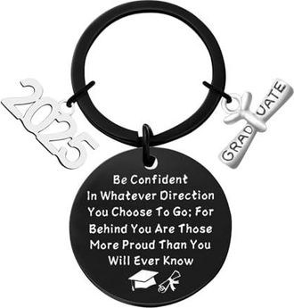 Generic Porte-clés de remise de diplôme 2025 - Breloque décorative de sac à dos pour université, collège, lycée, sac à main, b, Refer to description