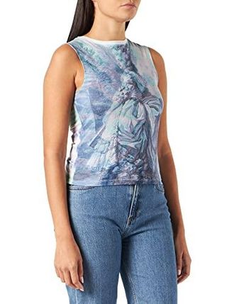 Desigual TS_Marie Antoinette T-Shirt, White, XL aux Femmes