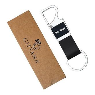 Generic Porte-cl&eacute;s personnalis&eacute; avec nom, porte-cl&eacute;s en acier pour porte de maison et v&eacute;lo, cadeau danniversaire personnalis&eacute; pour homme et femme, cadeau dent