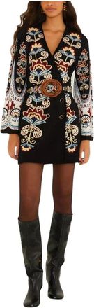 Farm Rio Minikleid - - Dresses - Damen - Schwarzk - S