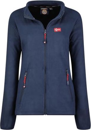 Geographical Norway Ulyssiaama Lady Fz - Polaire Fine Femme Chaude Fermeture Zip - Veste Automne Hiver Printemps Chaud Femmes - Longues Manches Vetement Pull Fourrure Dou
