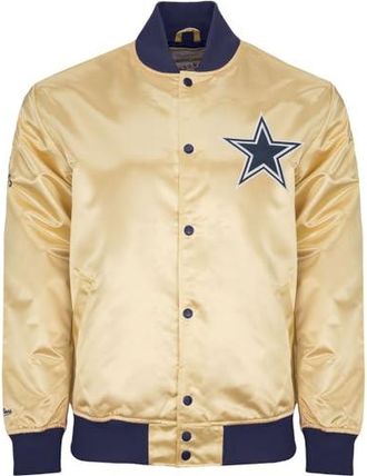 Mitchell & Ness M&N Lightweight Satin Veste - Dallas Cowboys gold