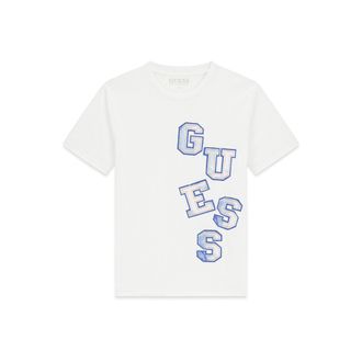 Guess T-Shirt L6GI02 K8HM4 Wei&szlig; Relaxed Fit