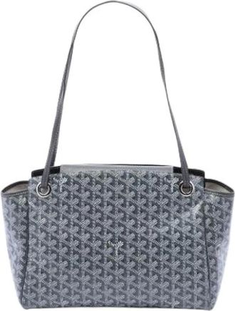 Goyard Sac bandouli&egrave;re en toile Pre-owned - Femme - Pre-owned - Gris - Taille: ONE Size