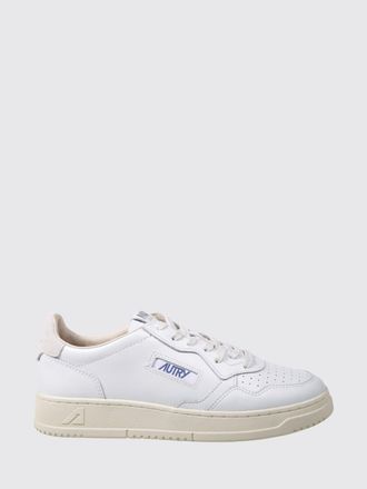 Autry Medalist Low Top Sneakers aus zweifarbigem Leder und Wildleder