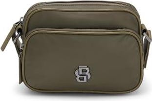 BOSS BB EW Zip, Bandouli&egrave;re Homme, Dark Green, Taille Unique