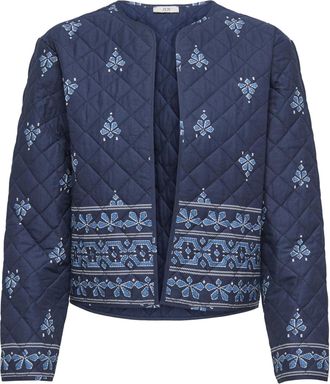 Jacqueline de Yong JdY Damen Jdysunset Quilted Jacket WVN, Total Eclipse, s