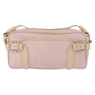 Ferragamo Pre-owned Leather Shoulder Bag - - Pre-owned - Damen - Rosa - ONE SIZE