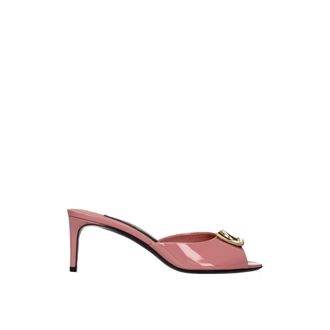 Dolce & Gabbana Femme, Chaussures, Rose, Taille: 36 EU Sandales &agrave; talons aiguilles en cuir