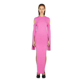 Rick Owens Cut Out Knit Dress - - Dresses - Damen - Rosa - S