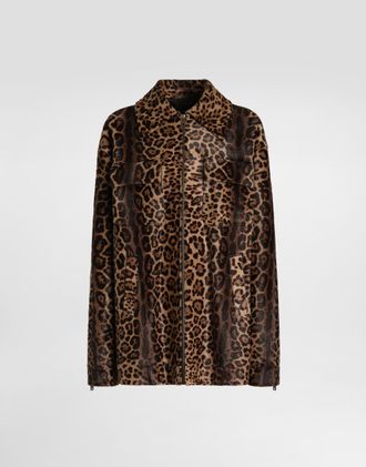 Dolce & Gabbana Pony Leo Shirt-style Jacket - Frau M&auml;ntel Und Jacken Mehrfarbig 40