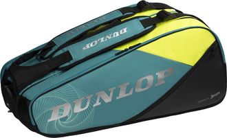 Dunlop Sports DUNLOP SX-Performance Tasche für 12 Schläger, Blaugrün-Schwarz-Gelb