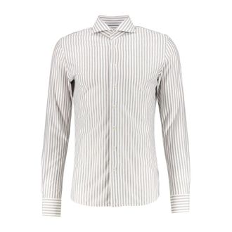 Profuomo Japanisches Strickhemd - - Shirts - Herren - Braun - 2XL