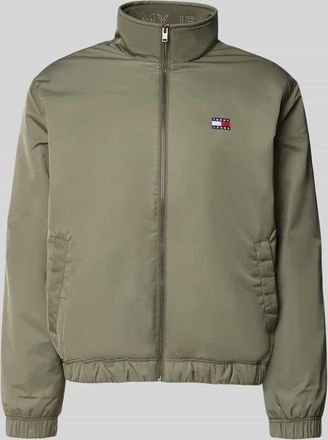 Tommy Jeans Regular Fit Blouson mit Label-Patch