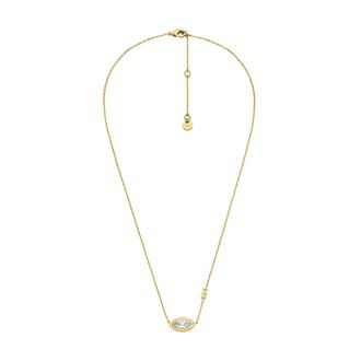 Michael Kors Collier Marquise Stone - Femme - Accessoires - Jaune - Taille: ONE Size
