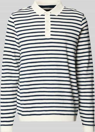 Fynch-Hatton Sweatshirt im Allover-Look mit Polokragen