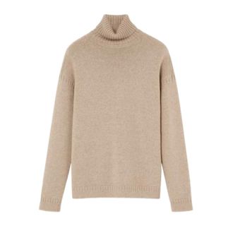 Loro Piana Gerippter Rollkragenpullover - - Knitwear - Herren - Beige - M