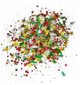 Valiclud 2packungen Glitzer Puder Pailletten Weihnachtliche Dekoration Glitzerpuder Glitzernde Paillettendeko Glitzerpuderpailletten Glitzernde Paillettendekor