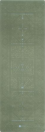 Yoga Design Lab Combo Yogamatte | rutschfest, Matte/Handtuch, Guter Halt bei viel Schweiß, Naturkautschuk | mit Tragegurt (Boho Glow, 3.5mm)