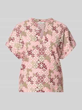 s.Oliver Red Label Regular Fit T-Shirt in Crinkle-Optik
