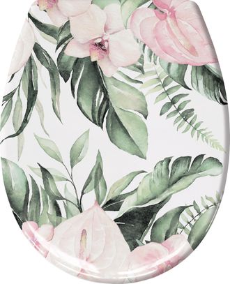 Kleine Wolke WC-Sitz Garden mit Absenkautomatik, Farbe: Multicolor, Material: Duroplast, Gr&ouml;&szlig;e: 37x 45 cm