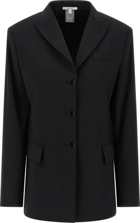 Nensi Dojaka Nensi Dojaka, Femme, Vestes, Noir, Taille: 40 FR Belt Blazer