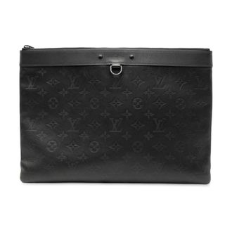 Louis Vuitton Pre-owned Leder Dokumentenmappe - - Pre-owned - Damen - Schwarzk - ONE SIZE