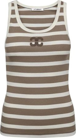 Co'Couture Femme, Tops, Brun, Taille: 42 FR Hauts sans manches