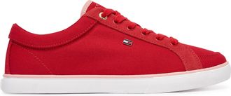 Tommy Hilfiger Sneakers aus Stoff Tommy Hilfiger Th Low Vulc FW0FW09390 Rot