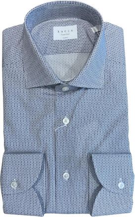 Xacus Homme, Chemises, Bleu, Taille: L Chemise Coupe Moderne &agrave; Col Anglais Revisit&eacute;