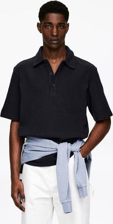 Arket Kurz&auml;rmliges Polohemd -Blau