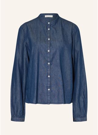 Marc O'Polo Marc Opolo Bluse In Jeansoptik blau