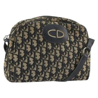 Dior Pre-owned Vintage Trotter Canvas Shoulder Bag - - Pre-owned - Damen - Blau - ONE SIZE