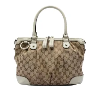Gucci Sac &agrave; main Sukey Pre-owned - Femme - Pre-owned - Beige - Taille: ONE Size
