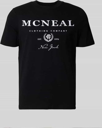 Mc Neal T-Shirt mit Label-Print und Rundhalsausschnitt