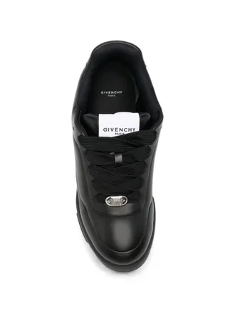 Givenchy Leather Low-Top Sneakers - Black