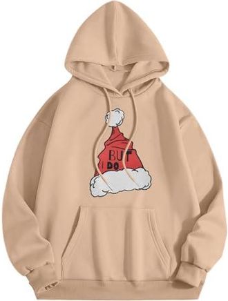 Generic Pull &agrave; capuche imprim&eacute; pour homme et femme avec le m&ecirc;me couple., kaki, XXL