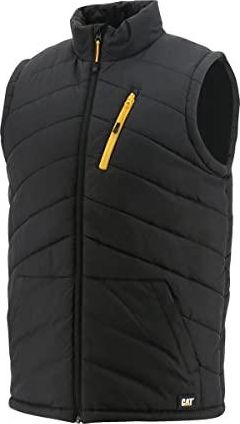 CAT Caterpillar Mens Essentials Body Warmer Black Size UK M EU Med, Noir