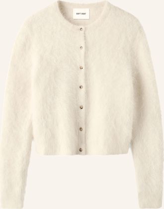 Soft Goat Soft Goat Strickjacke Aus Alpaka weiss