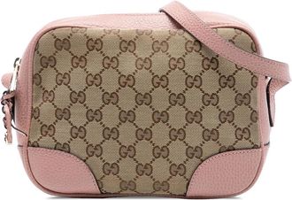 Gucci Hobo Bags - GG Canvas Bree Crossbody - Gr. unisize - in Braun - f&uuml;r Damen