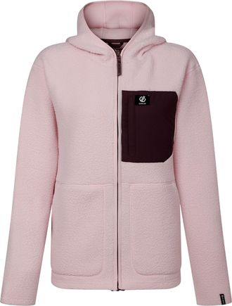 Dare 2B Dare 2B - Firn Fleece f&uuml;r Damen, mit Kapuze, Teddyfleece (Rosa Nebel)