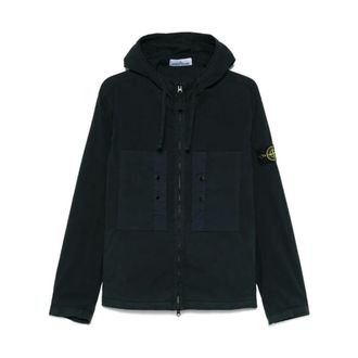 Stone Island Homme, Vestes, Bleu, Taille: S Veste bleue