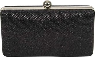 Menbur Clutch Cerimonia in Tessuto Laminato - - Bags - Damen - Schwarzk - ONE SIZE