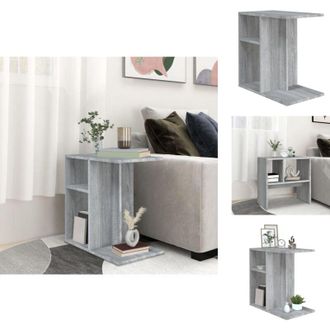 vidaXL Vidaxl - Beistelltisch Grau Sonoma 50x30x50 cm Holzwerkstoff - Couchtisch - Beistelltisch - Wohnzimmerm&ouml;bel - Sidetable - Grau