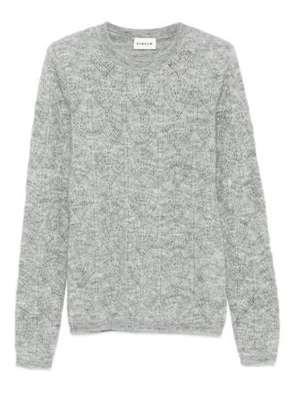 P.A.R.O.S.H. pull à motif géométrique - Gris