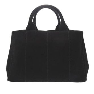 Prada Pre-owned Canvas Satchel - - Pre-owned - Damen - Schwarzk - ONE SIZE