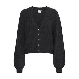 Ichi Ichi, Femme, Pulls, Noir, Taille: 38 FR Pull en Tricot Noir M&eacute;lang&eacute;